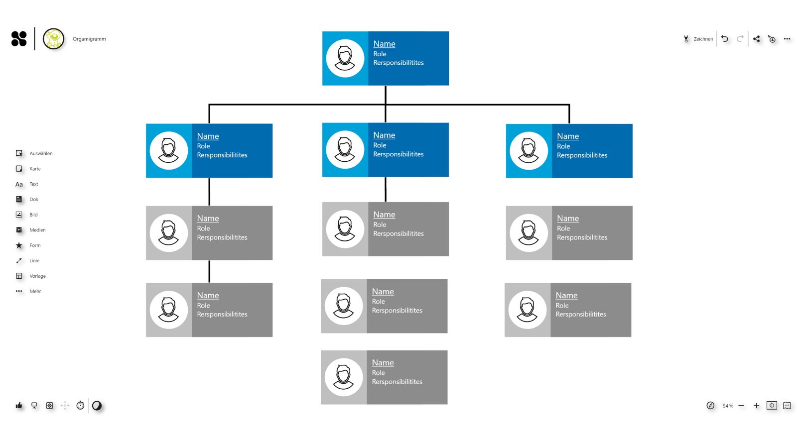 Organigramm Vorlagen » Jetzt kostenlos nutzen!